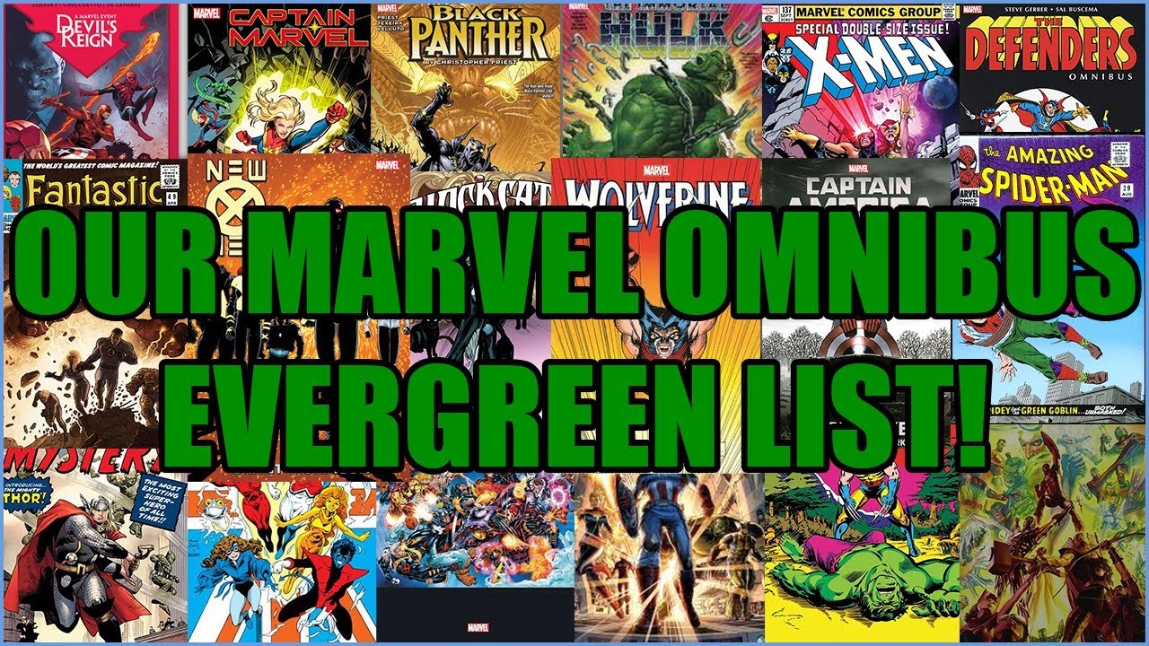 Evergreen Marvel Omnibus List with NearMintCondition | Crushing Krisis